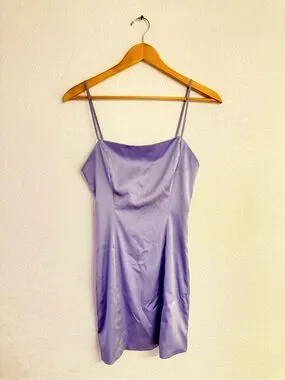 Sunday Best | Dresses | Sunday Best Lavender Satin Slip Dress | Poshmark